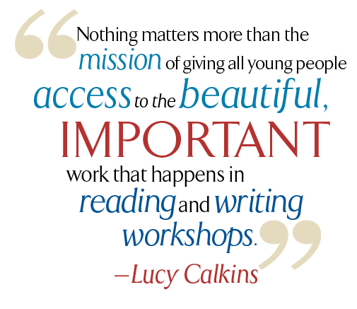 Writers Workshop Lucy Calkins