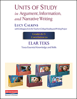 ELA and Reading TEKS Correlatio